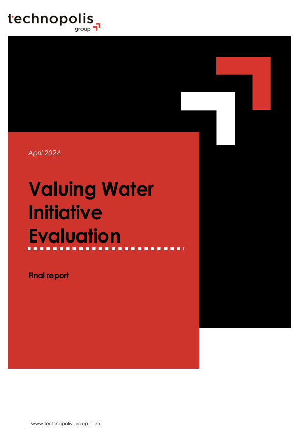 VWI Evaluation 2024 - Valuing Water Initiative